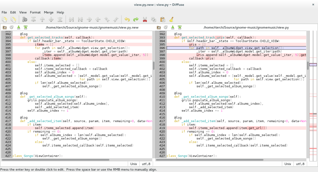Compare files with these graphical diff tools in Fedora - Fedora Magazine