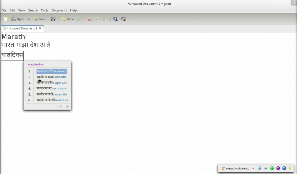 Ibus Typing-booster speeds up input of Indic languages - Fedora Magazine