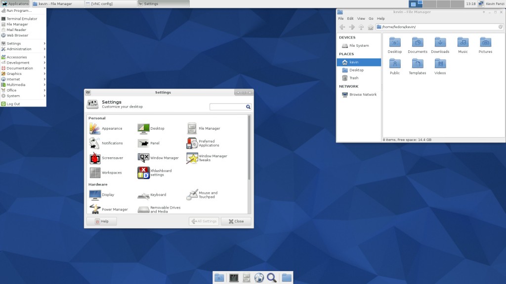 screenshot-xfce - Fedora Magazine