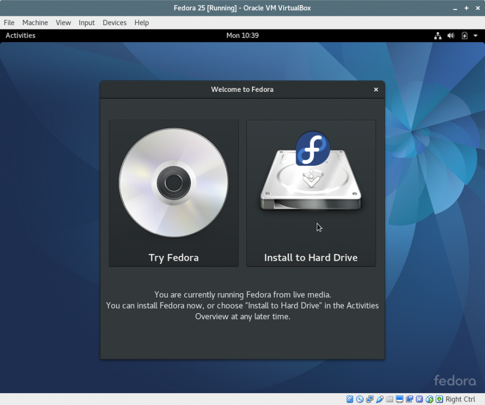How to install Fedora as a VirtualBox guest - Fedora Magazine