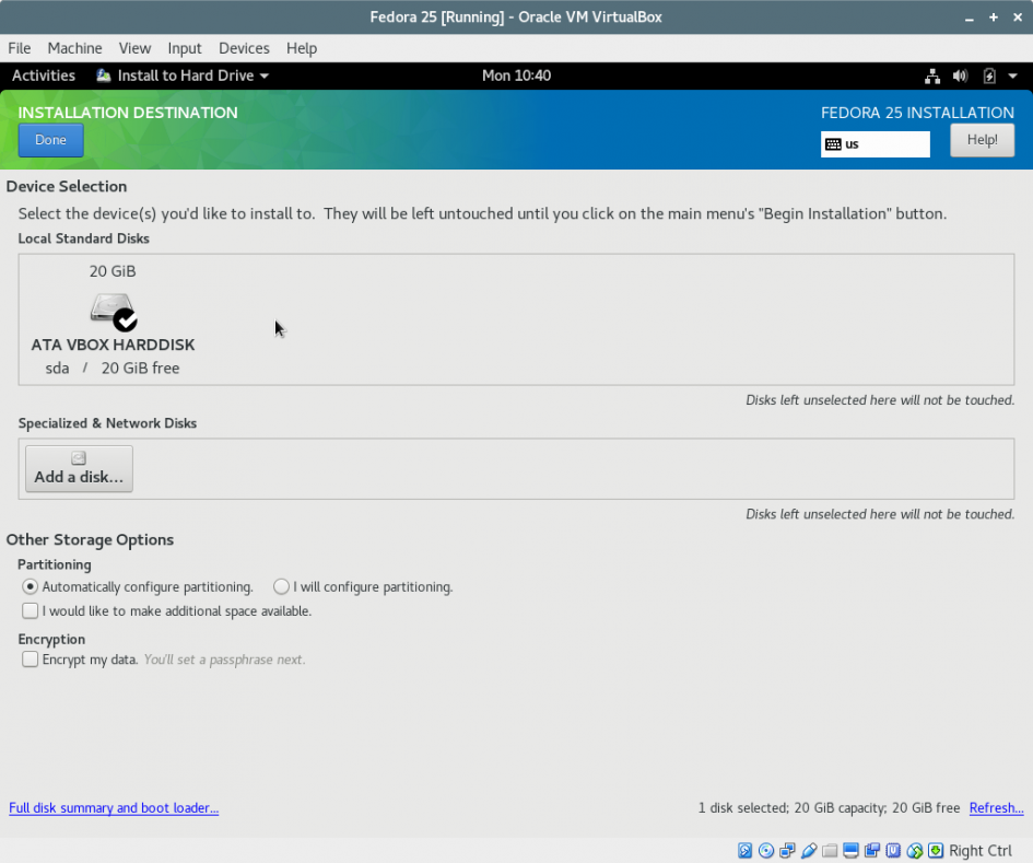 How to install Fedora as a VirtualBox guest - Fedora Magazine