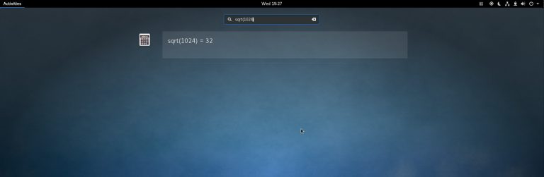 Quick tip: calculator in the Fedora Workstation overview - Fedora Magazine