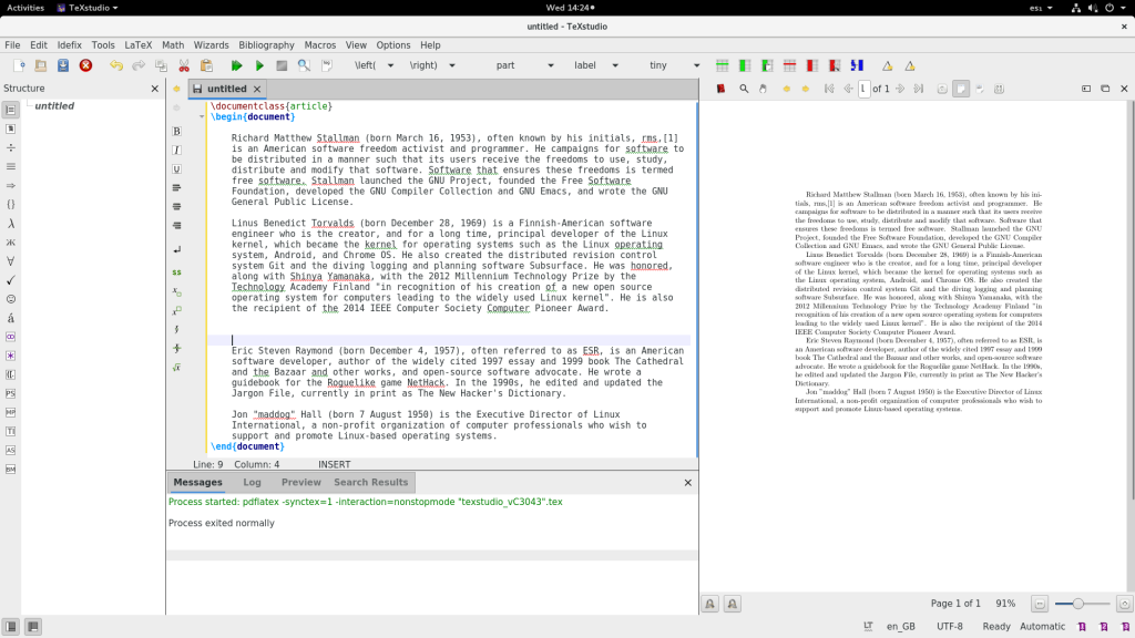 Typeset your docs with LaTeX and TeXstudio on Fedora - Fedora Magazine