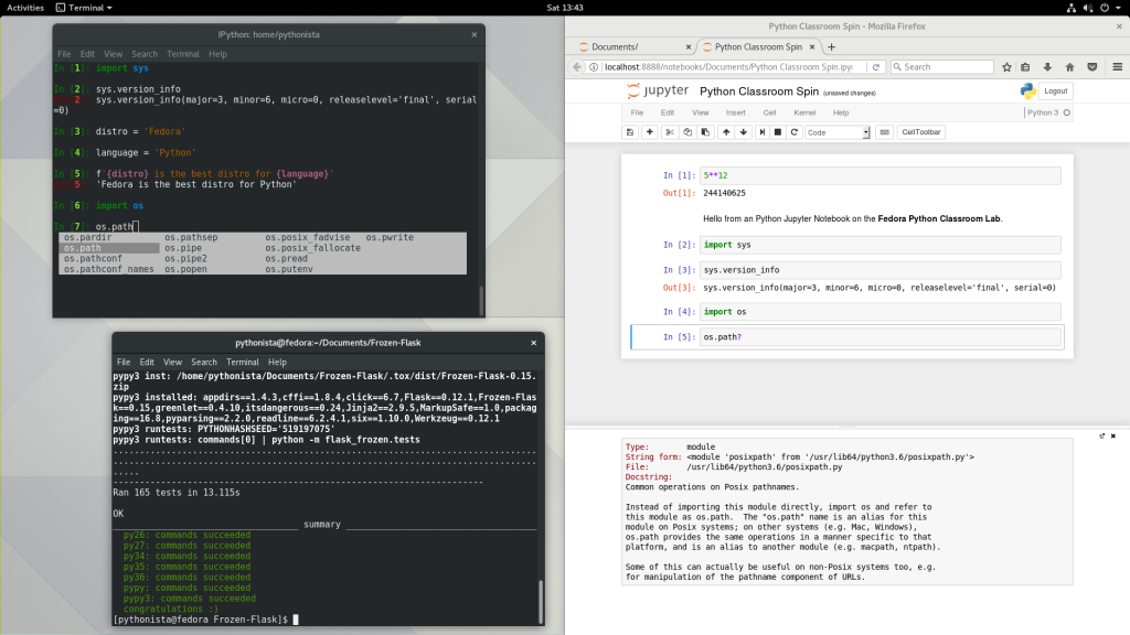 Introducing the Python Classroom Lab - Fedora Magazine