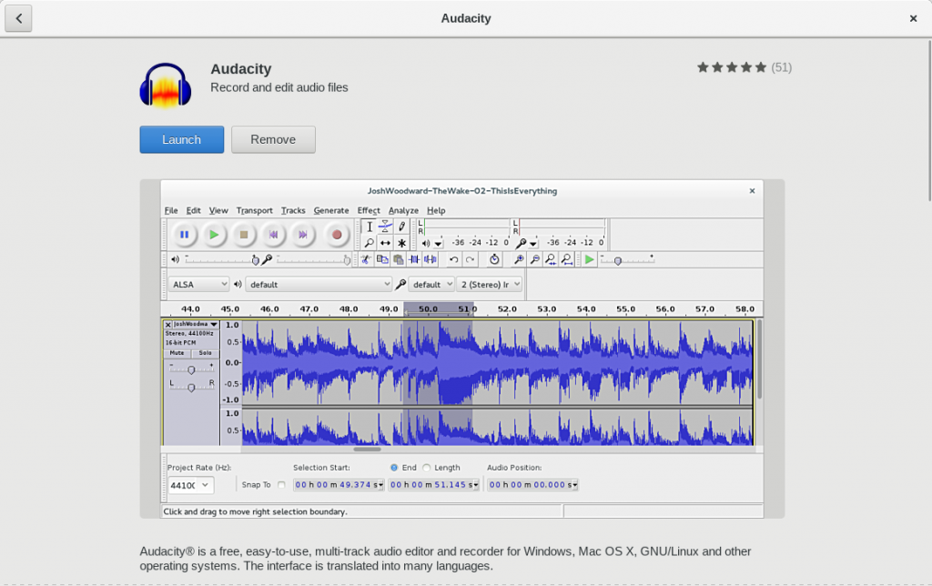 audacity-screenshot - Fedora Magazine