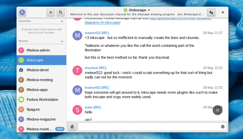 Fractal: a GNOME Matrix chat client - Fedora Magazine