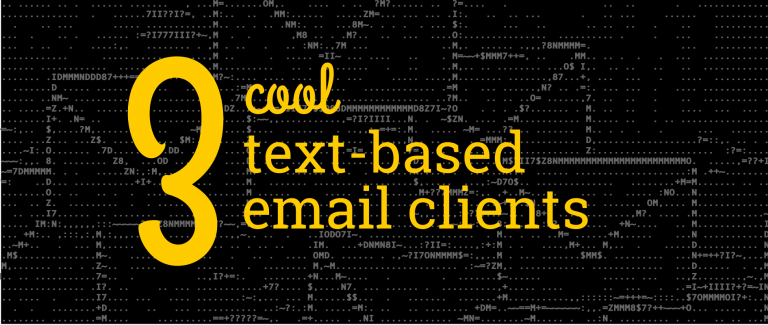 3 cool text-based email clients - Fedora Magazine