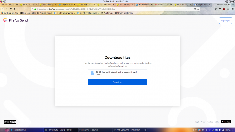 ffsend 01 - Fedora Magazine