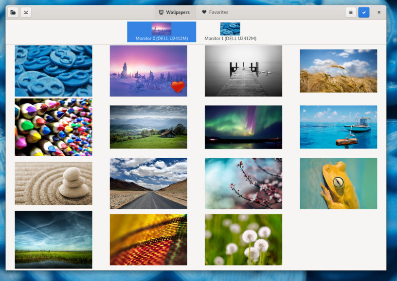 Multi-monitor wallpapers with Hydrapaper - Fedora Magazine
