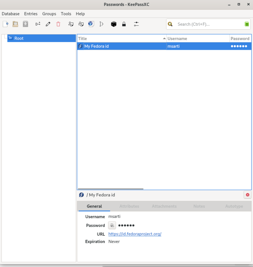 Managing credentials with KeePassXC - Fedora Magazine