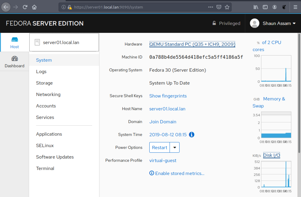Cockpit and the evolution of the Web User Interface - Fedora Magazine