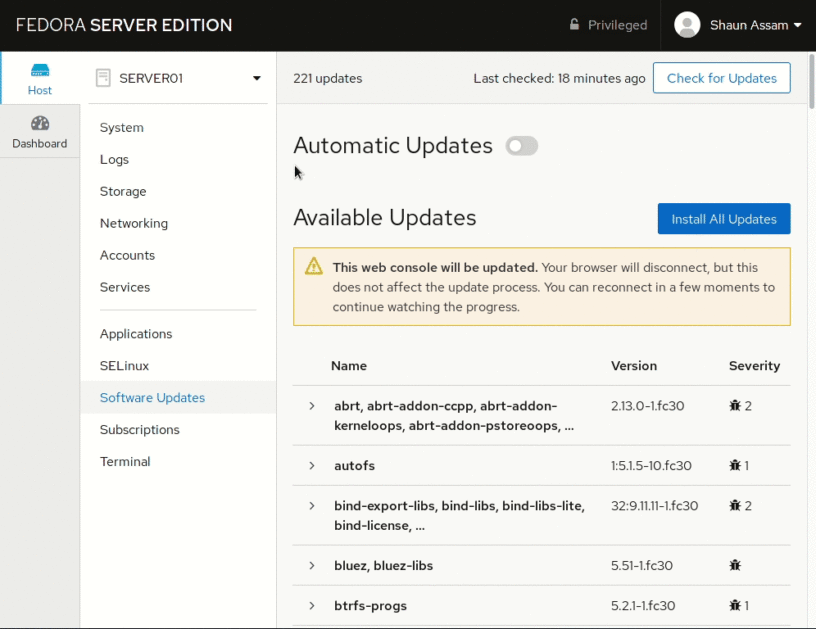 cockpit-software-updates-ostree - Fedora Magazine