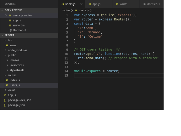 Using Fedora to quickly implement REST API with JavaScript - Fedora ...