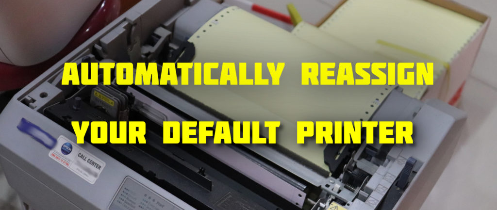 Automatically reassign your default printer - Fedora Magazine