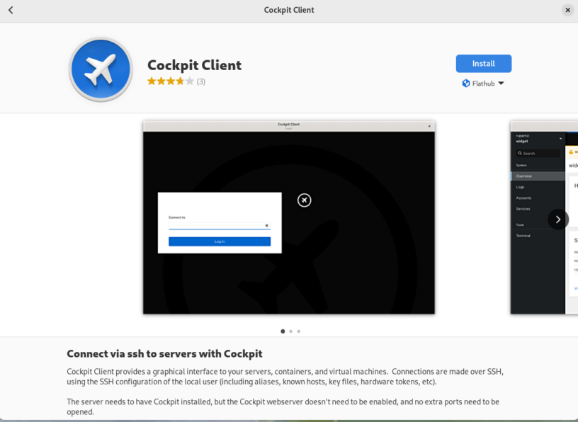 Using Cockpit to graphically manage systems, without installing Cockpit ...