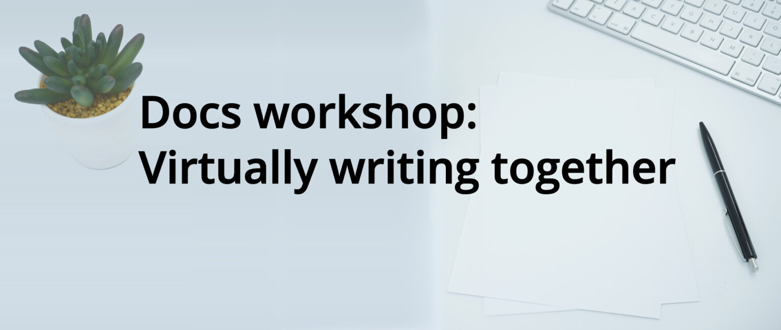 Docs workshop: Virtually writing together - Fedora Magazine