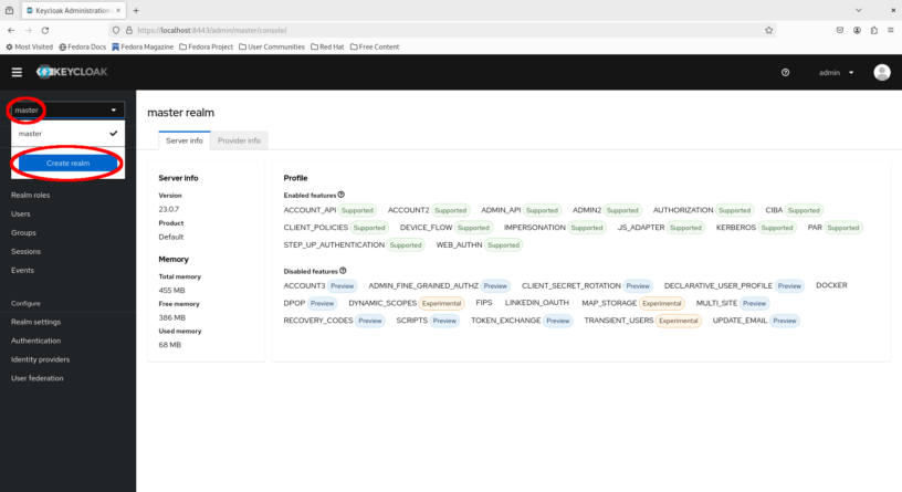 Keycloak on Fedora Workstation with Podman - Fedora Magazine