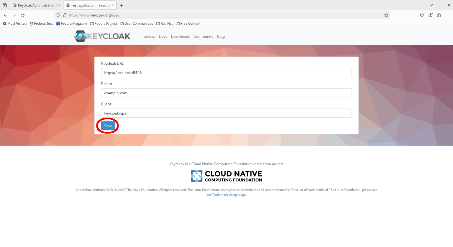 Keycloak on Fedora Workstation with Podman - Fedora Magazine