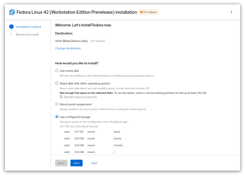 Reimagining the Fedora Linux installer: Anaconda's new Web UI - Fedora ...
