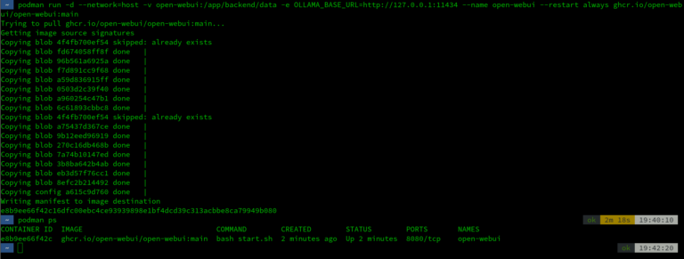 Running Generative AI Models Locally with Ollama and Open WebUI - Fedora Magazine