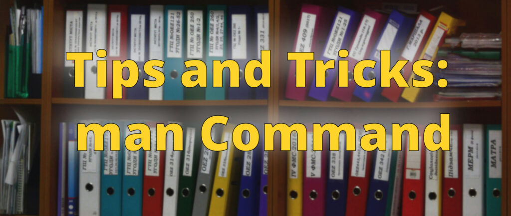 Tips and Tricks: man Command - Fedora Magazine